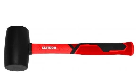 Киянка ELITECH 620102, рукоятка из фибергласса, 450 г, 320 мм