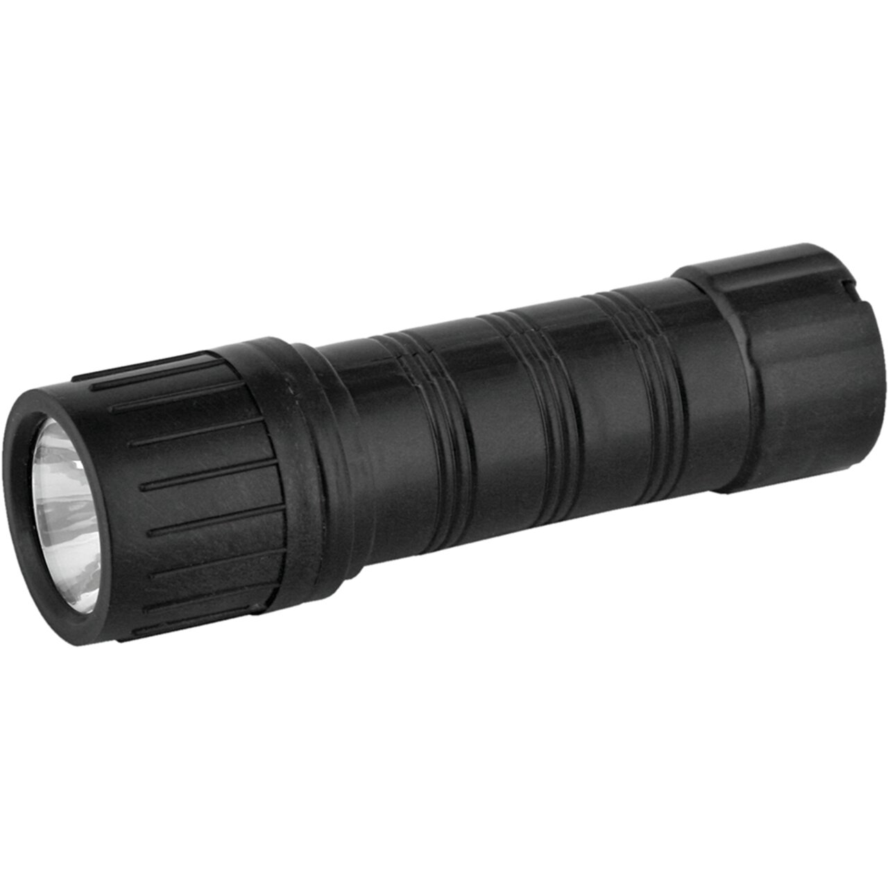 ULTRAFLASH ручной фонарь 1LED черный - компактный светодиодный фонарик для туризма