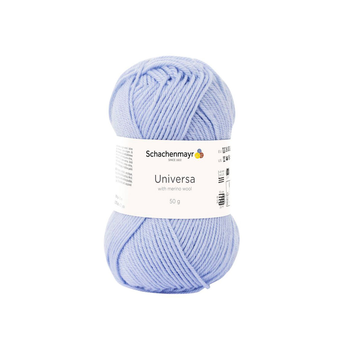 Universa /Универса/ пряжа Schachenmayr Originals, MEZ, 9801875 (00153, *, hellblau (светло-синий), голубой)