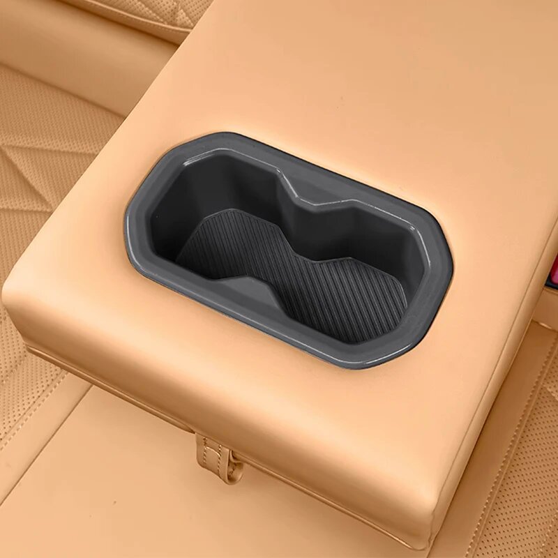 Для Geely Galaxy Starship 7 EM-i 2024 2025 задний подлокотник силиконовые подставки для воды аксессуары для интерьера black