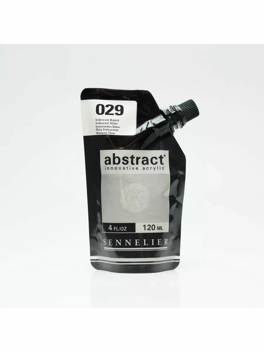 Краска акриловая Sennelier Abstract, 120 мл, серебро