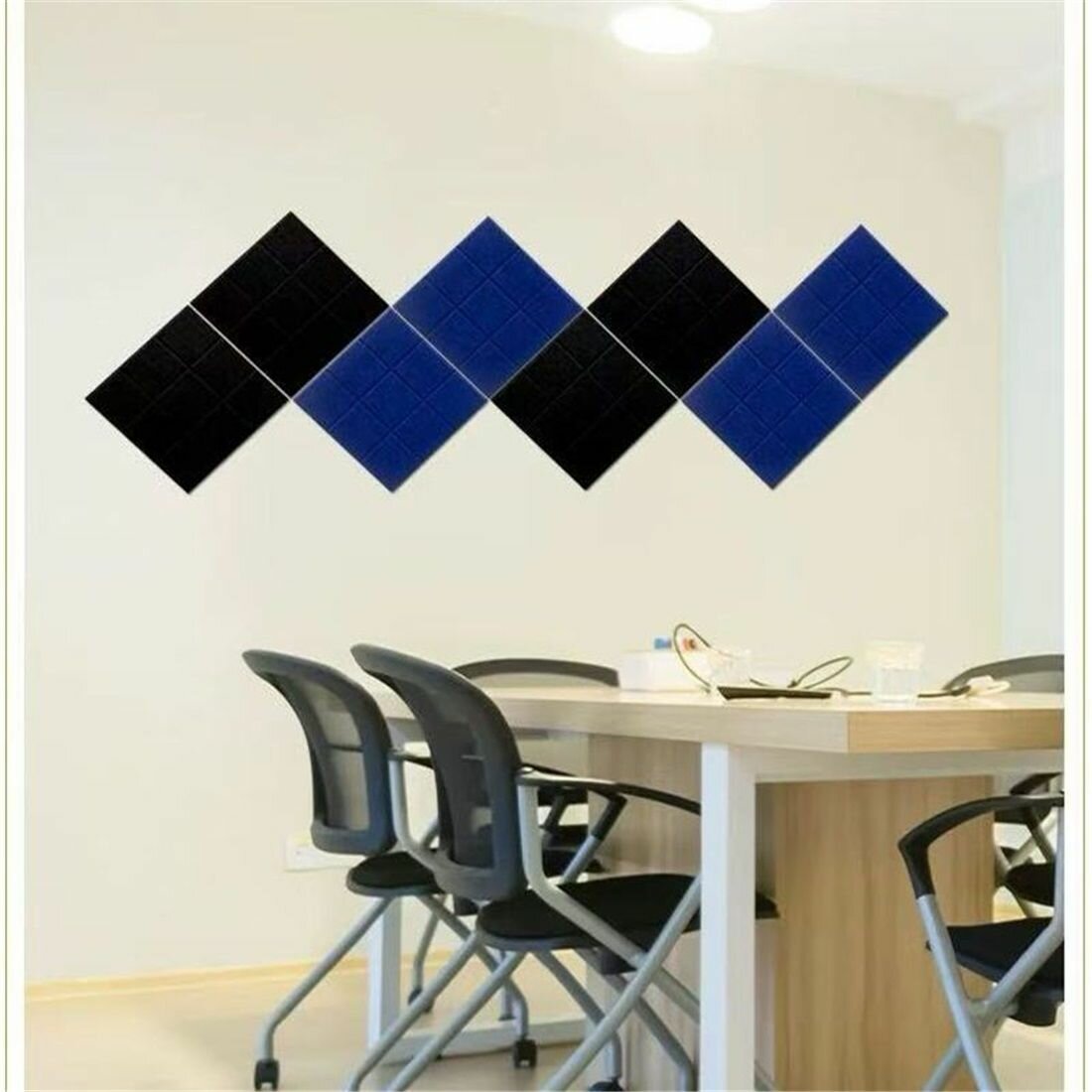 Доска для заметок на стену из ЭКО-войлока, Панели облицовки стен, тканевая выставочная панель, Текстильная доска 8 штук