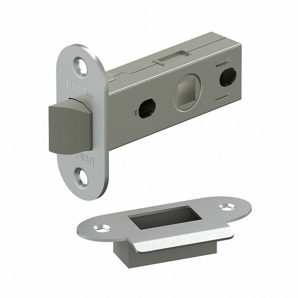 Защелка для Межкомнатной Двери Bravo P-1R SC Матовый Хром / Браво.