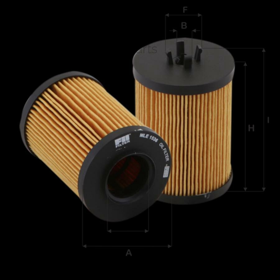 FIL FILTER MLE1536 Фильтр масляный MB W169/W245 FIL FILTER MLE1536