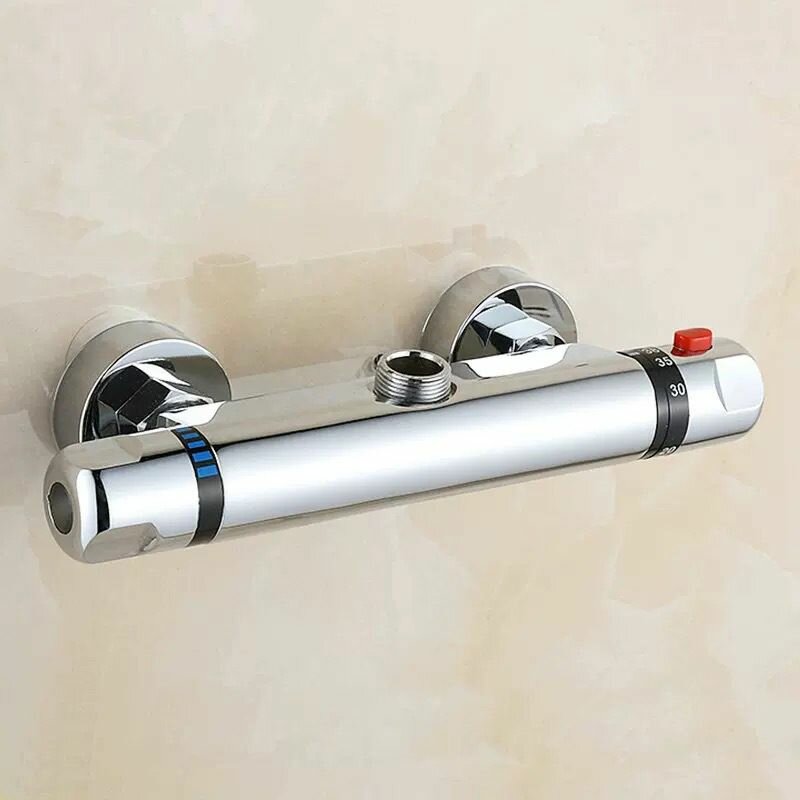 Термостатический смеситель, Скрытая установка 4-точечный интерфейс, Выходное отверстие для воды обращено вверх