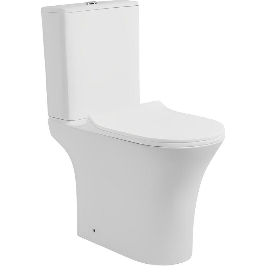 Унитаз-компакт напольный Ceruttispa Bernina 7193 безободковый, с микролифтом