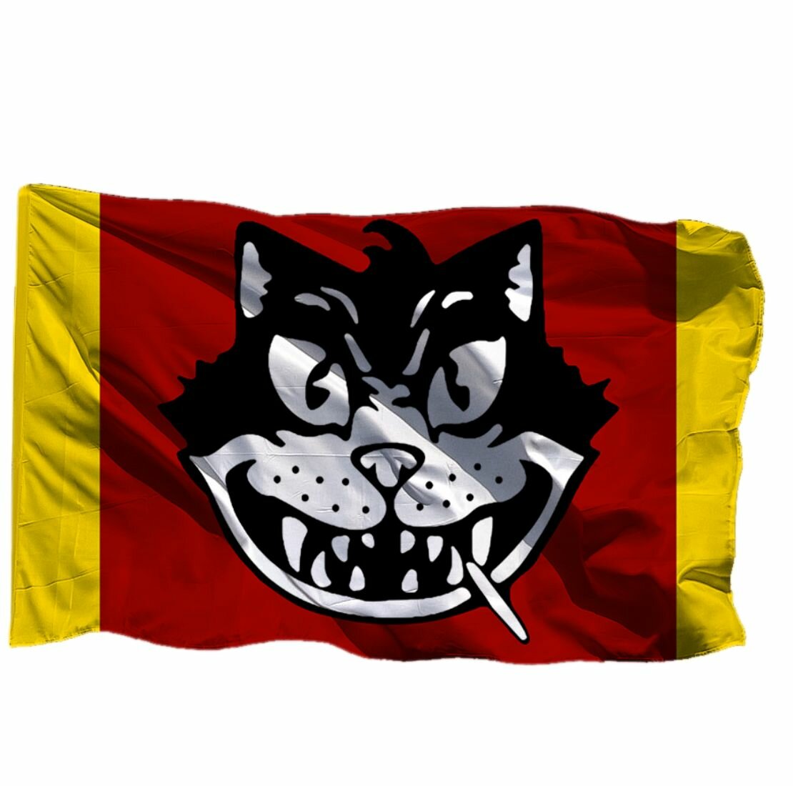 Флаг Атомные Коты Fallout 4 Фоллаут 70х105 см на сетке для уличного флагштока