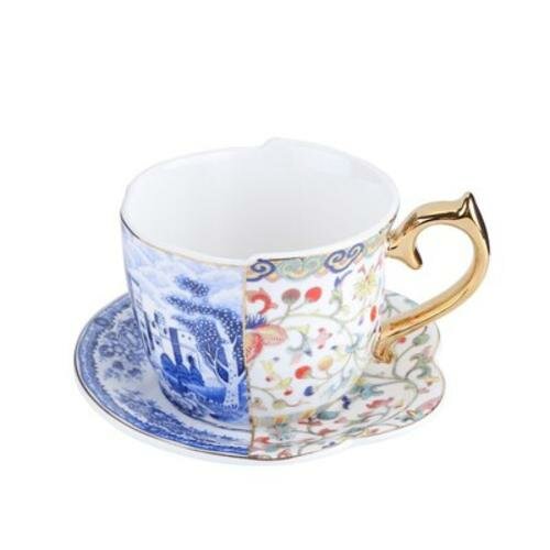 Сине - белая роза керамическая кофейная чашка ретро эспрессо чашка чайная чашка с соусом лучший подарок для девушки