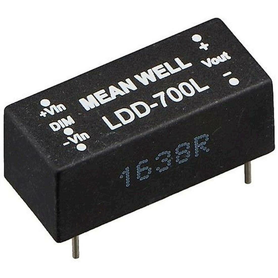 Преобразователь DC-DC Mean Well LDD-700L, напряжение 32 В, макс. ток 0.7 А