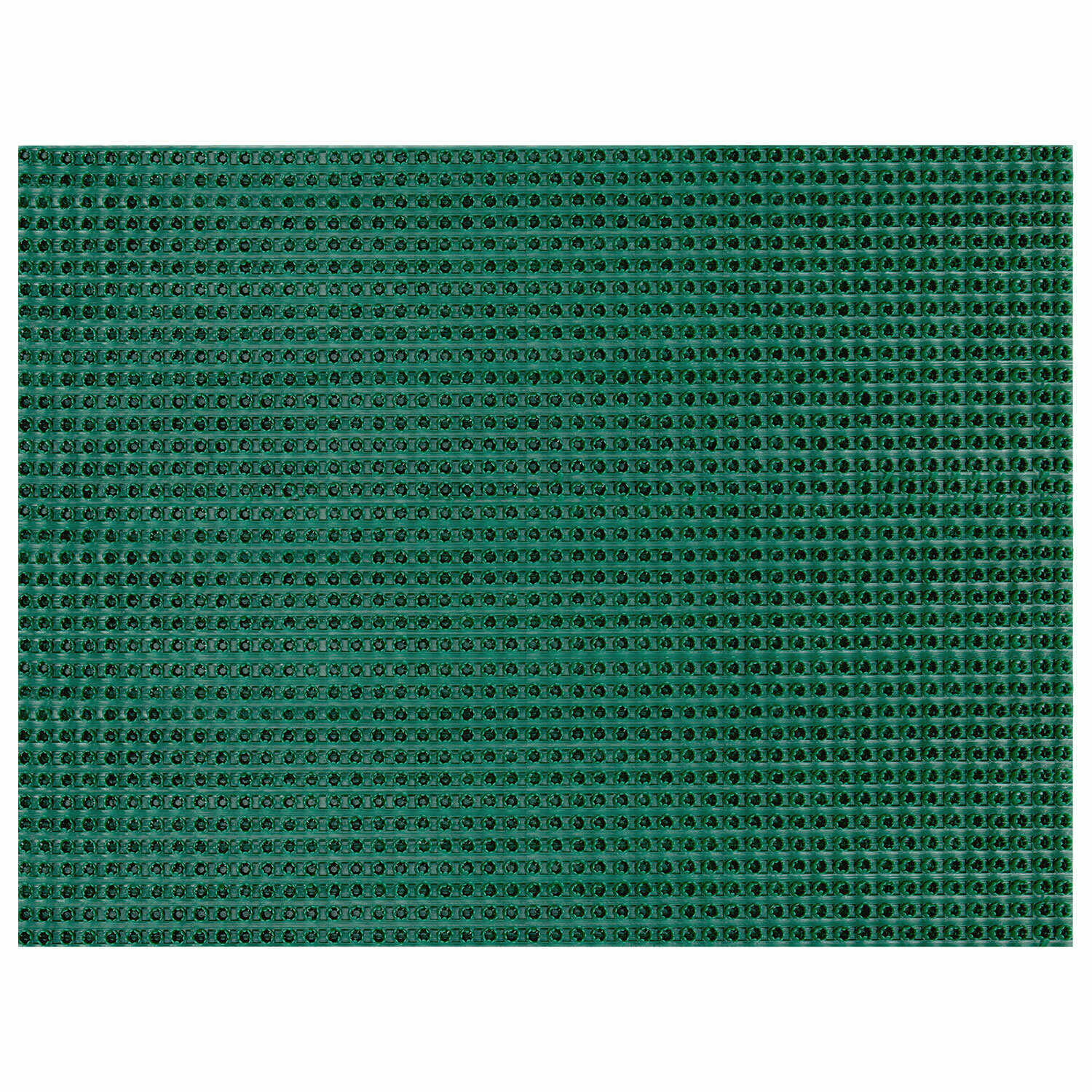 Коврик придверный 45х60 см, зеленый пластиковый грязезащитный, толщина 10 мм, "травка", PRIMILA, 701065