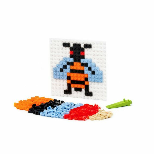 Конструктор-мозаика Полесье "Самодел", Классик, №1, Жуки, 350 деталей