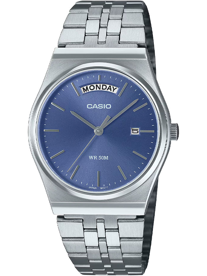 Наручные часы CASIO, серебристый/голубой