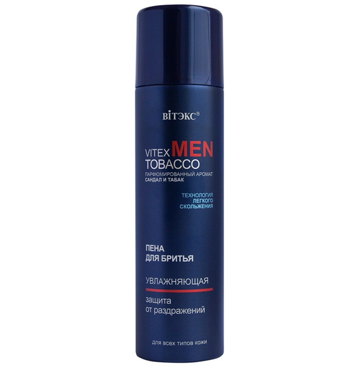 Пена для бритья Витэкс TOBACCO MEN TOBACCO Увлажняющая для всех типов кожи, 250 мл