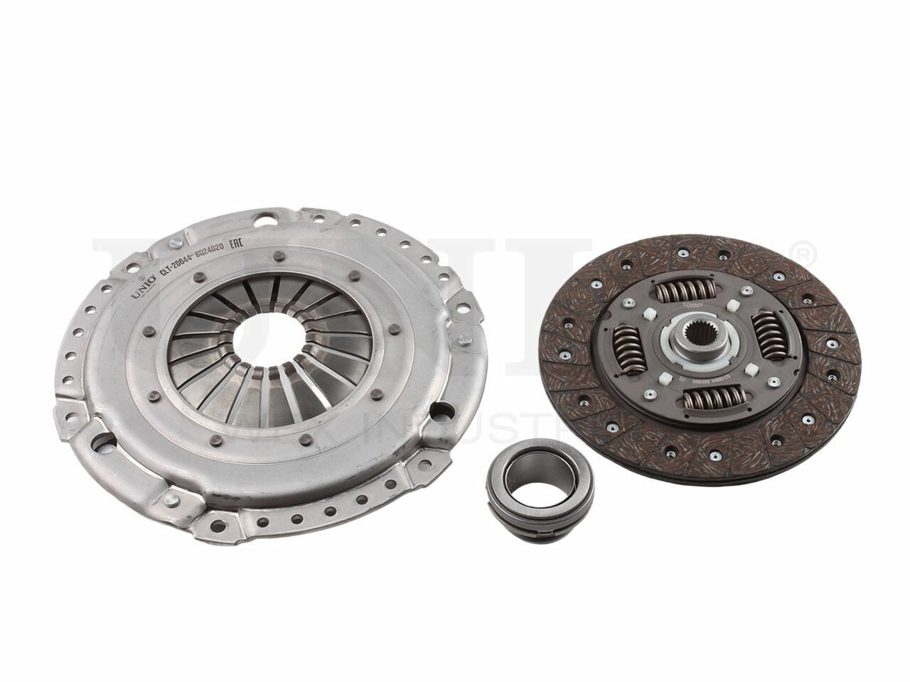 Комплект сцепления с подшипником, для Дэу Ланос (KLAT) 97-, Нубира (KLAJ) Daewoo Lanos Nubira 97-, артикул CLT-20044, производителя UNIO