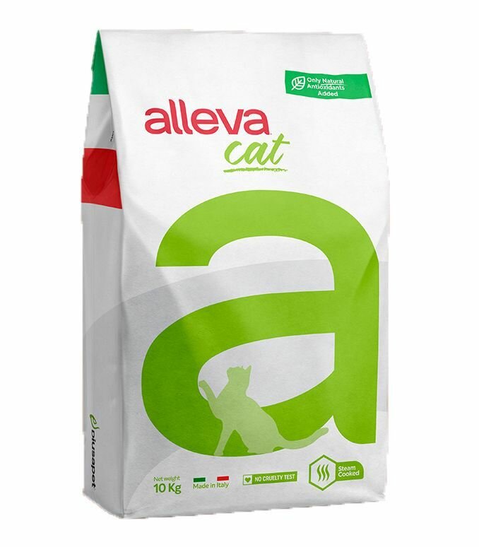 Корм сухой для кошек Alleva Equilibrium с уткой для взрослых кошек, 10 кг