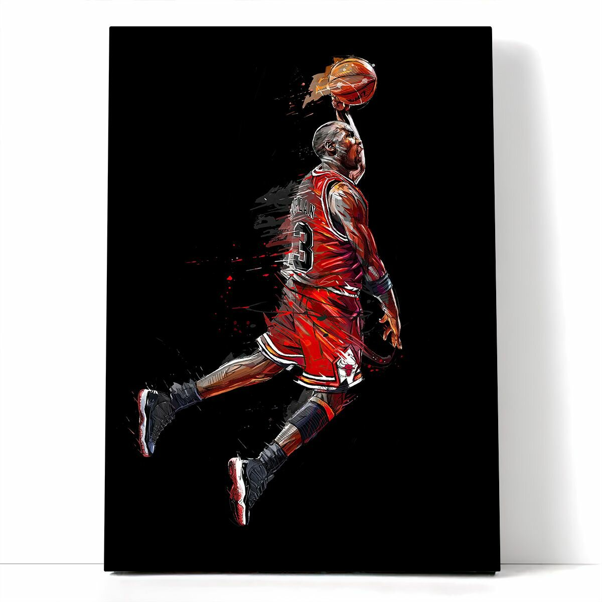 Интерьерная картина на хлопковом холсте - Майкл Джордан (4)