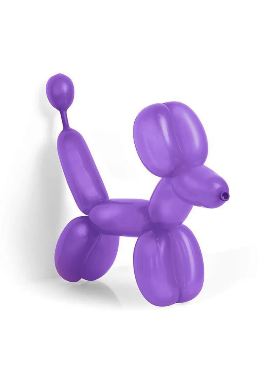 ШДМ Фиолетовый, Пастель / Purple, латексный шар (260" ) 100 шт. / Веселый праздник