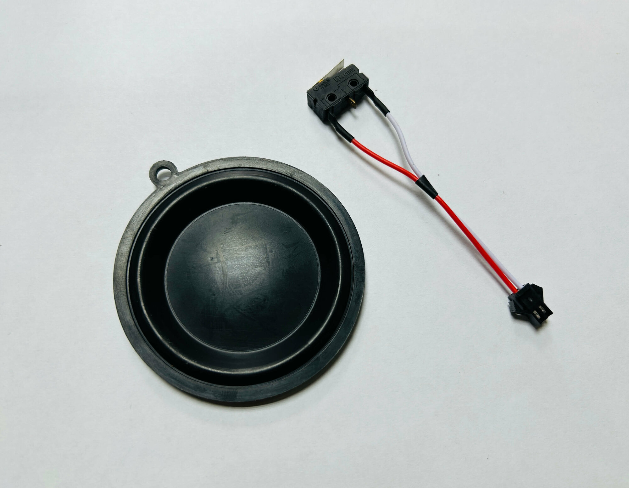 Рем. комплект (мембрана 76 мм и микровыключатель) для водяного узла газовой колонки Nevalux