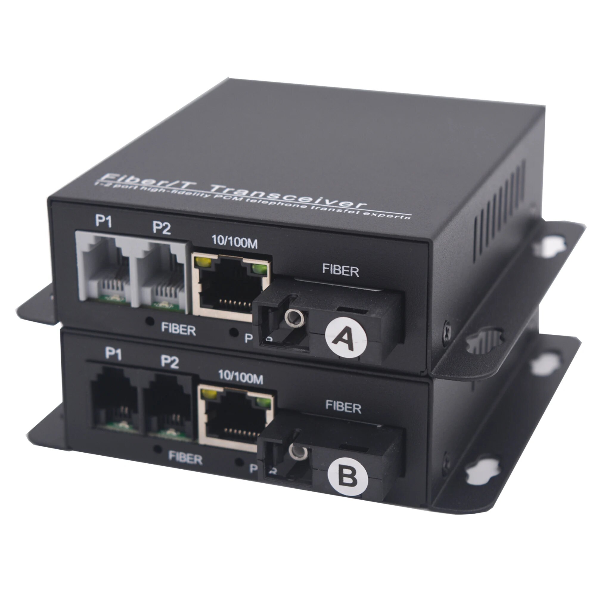 Конвертер Ethernet/Tel 100M, Color: 2