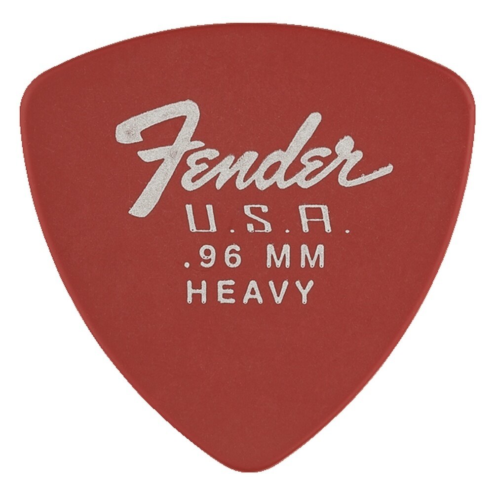 Медиатор FENDER 346 DURA-TONE 12 PK Fiesta, красный, 0.96 мм, 1 шт.