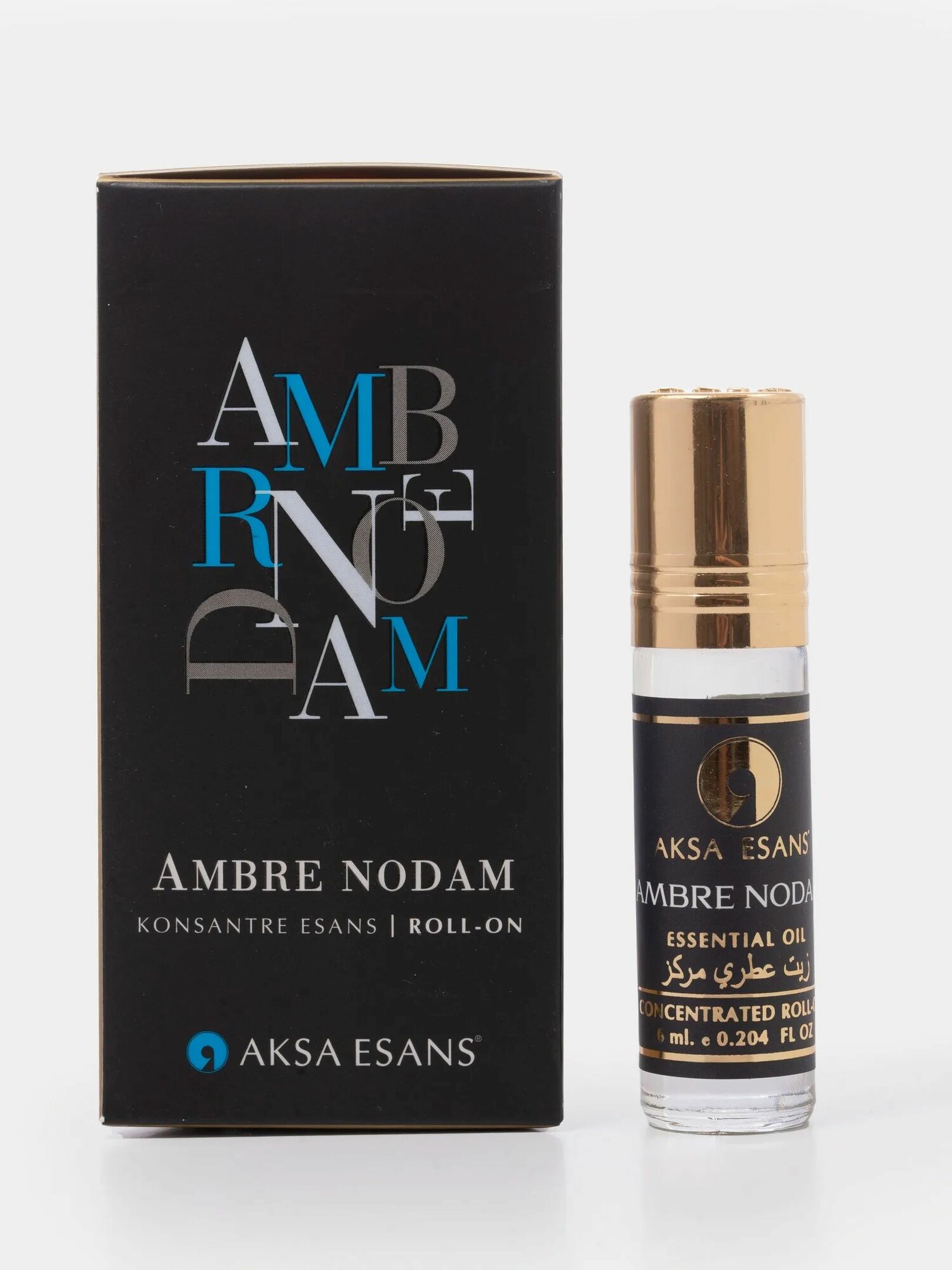 Турецкие унисекс масляные духи Ambre nodam от Aksa esans Турция, 6мл