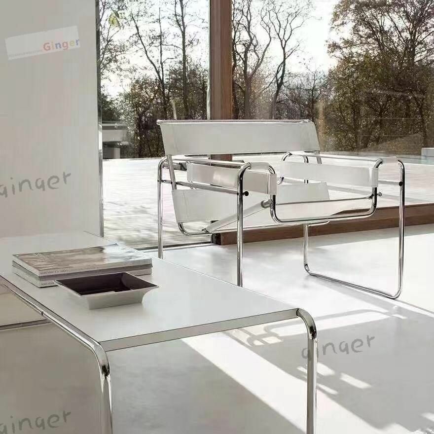 Кресла Василий , кожа , Рама из нержавеющей стали,80,90,1, черный