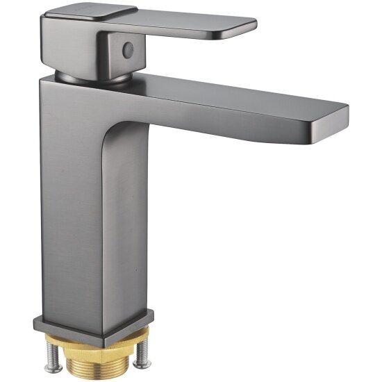 Смеситель для раковины Shevanik S9701T, оружейная сталь