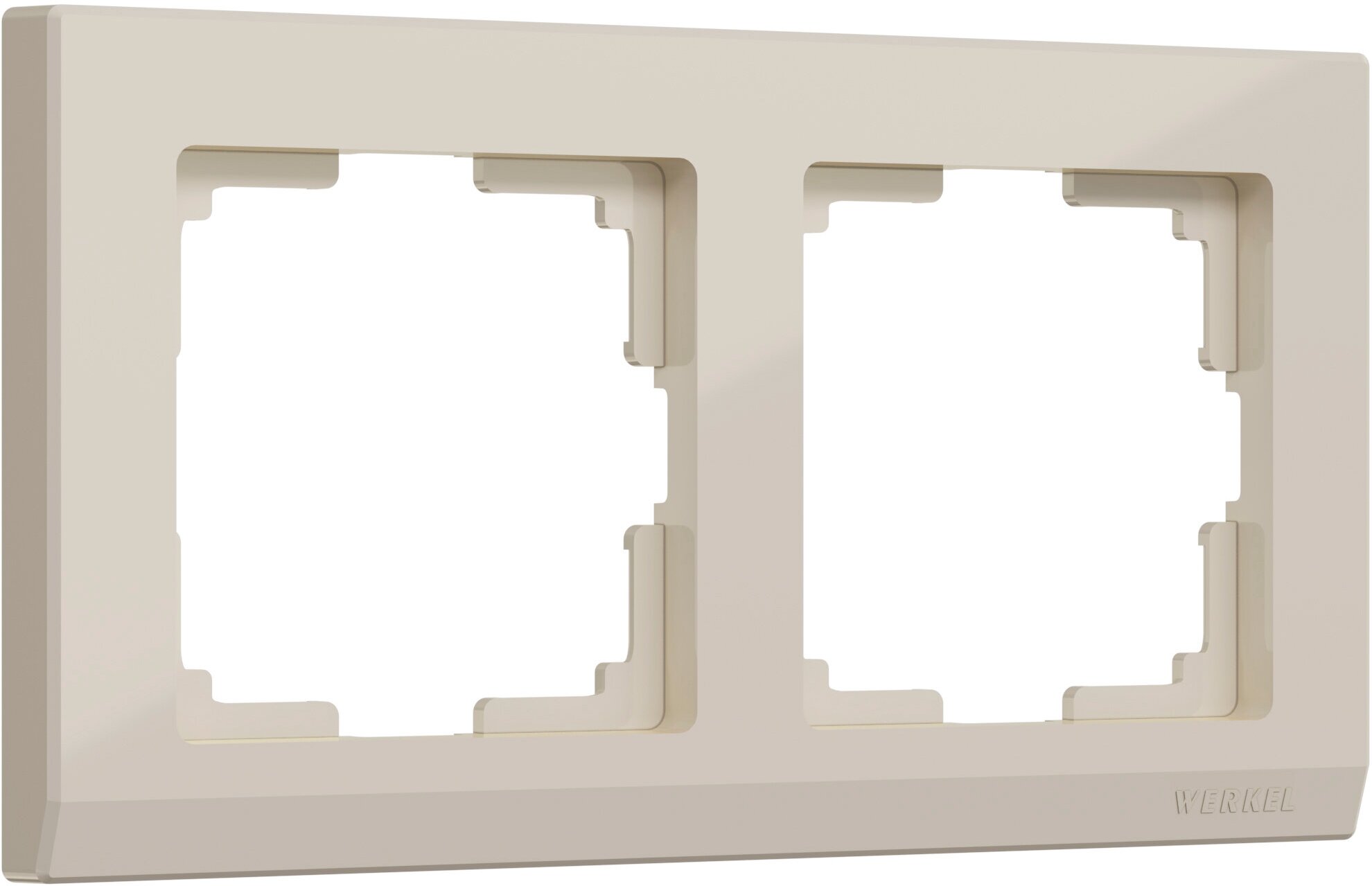Рамка Werkel Stark WL04-Frame-02-ivory / Рамка на 2 поста (слоновая кость) комплект 5шт