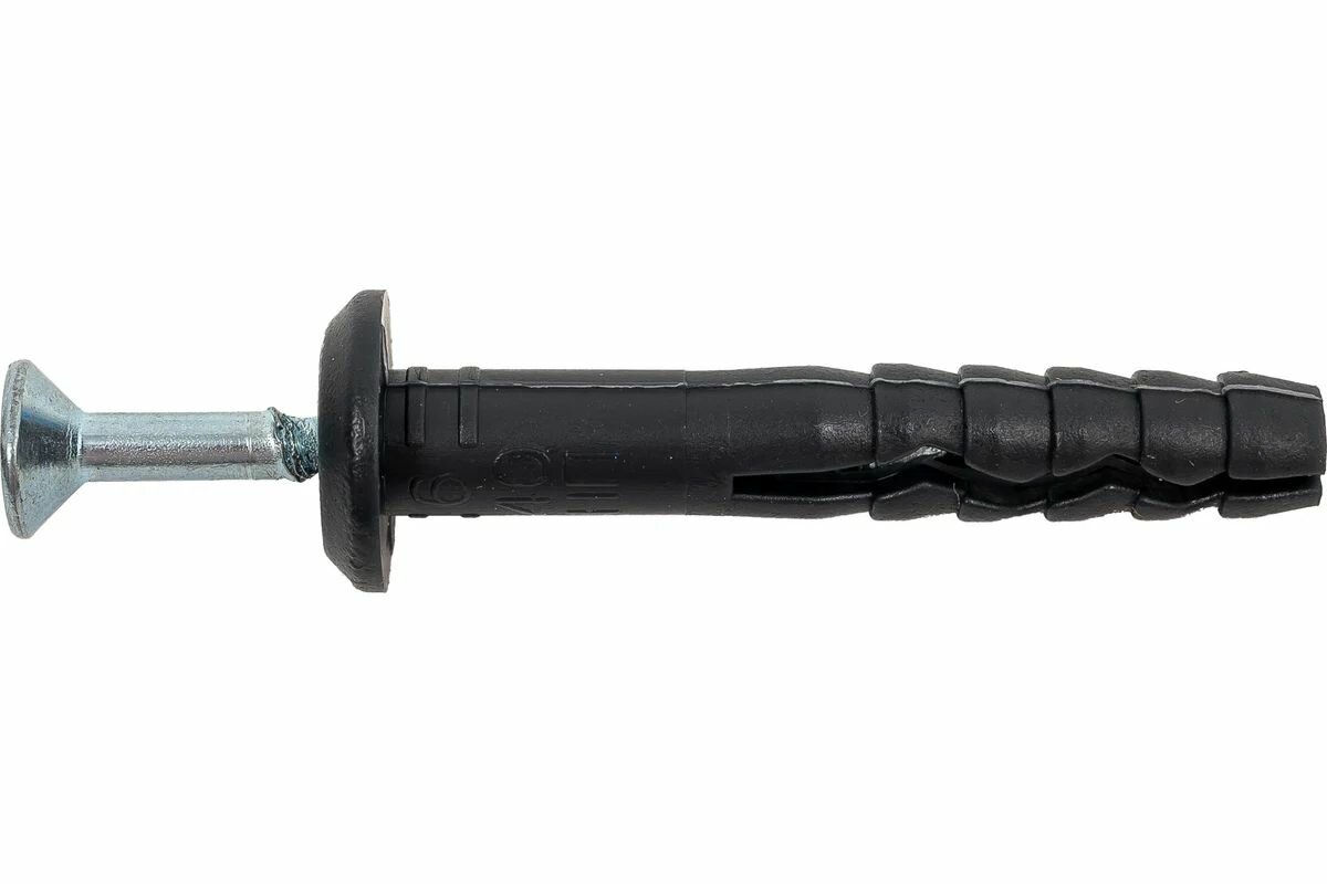 Дюбель-гвоздь STEELREX грибовидный бортик, 6x40 мм, 50 шт. 0406006040B400005032