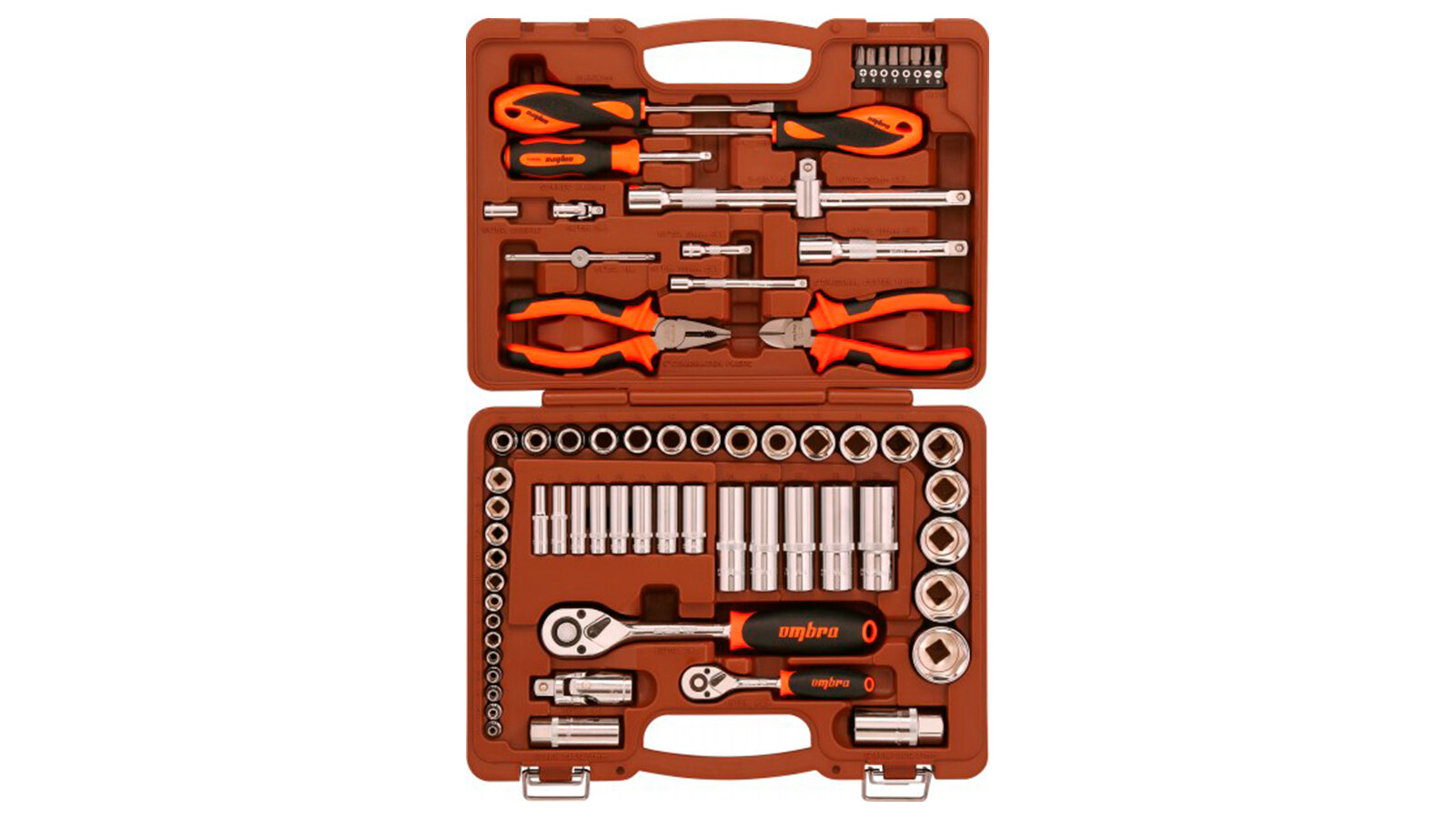 Набор инструментов OMBRA 1/4, 1/2 69 предметов