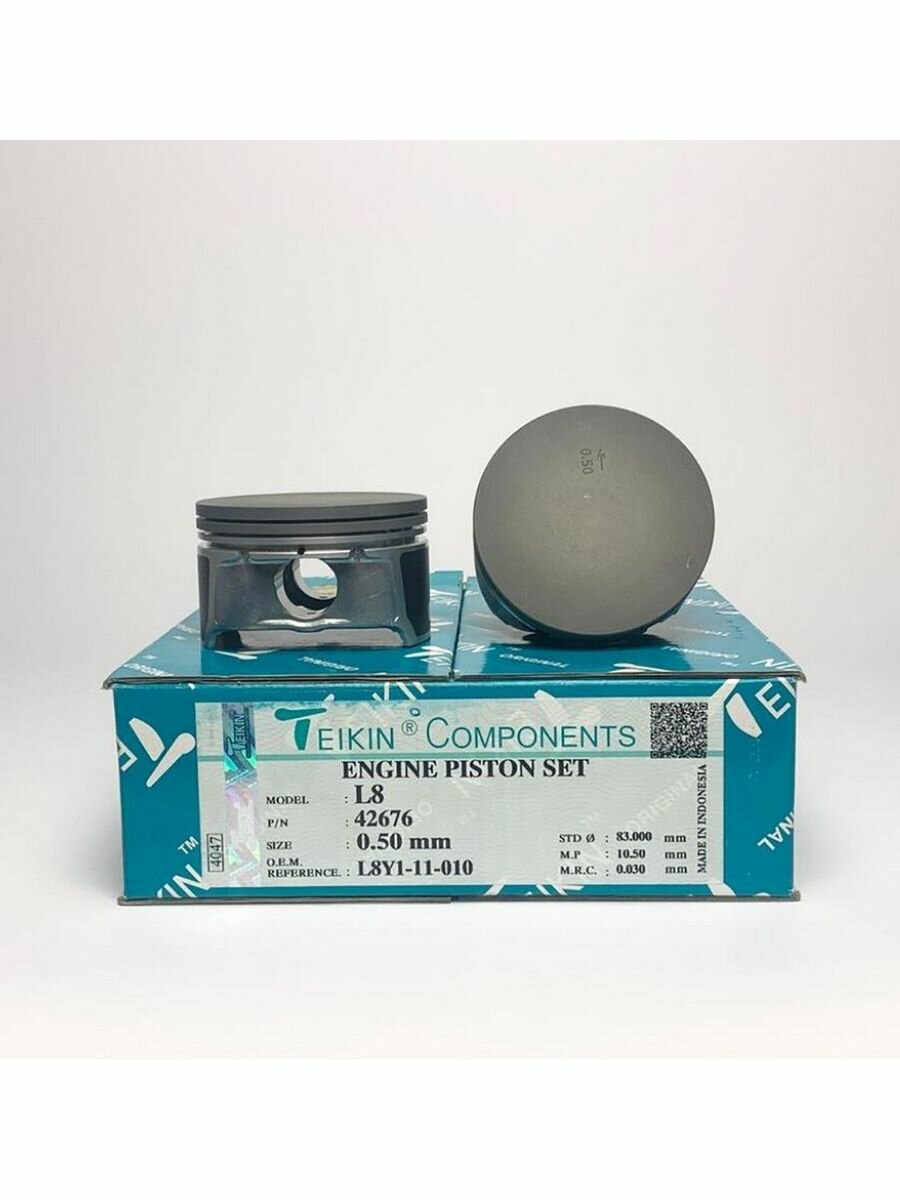 Комплект поршней MAZDA L8, d83.0+0.50, Teikin 42676.050