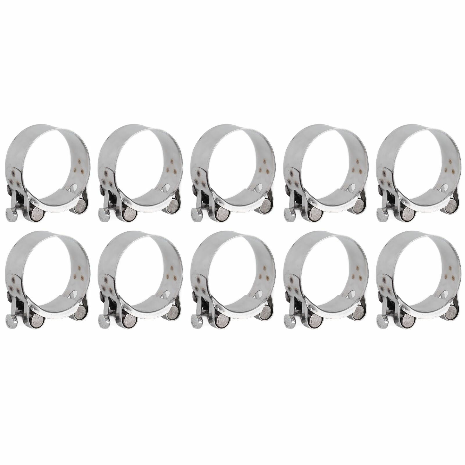 10шт Хомуты из нержавейки 48-51мм для авто и промышленности