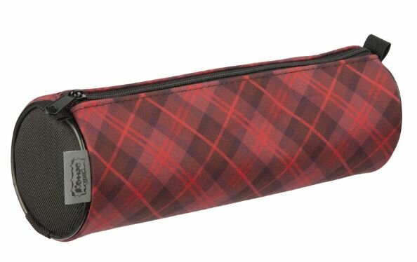 Пенал-тубус односекционный Комус Класс Котик, цвет красный