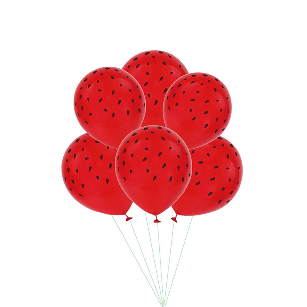 Арбузные украшения для вечеринки, набор воздушных шаров для летней вечеринки, латексные арбузные шары для летней свадьбы, детского душа, дня рождения, вечеринки, принадлежности