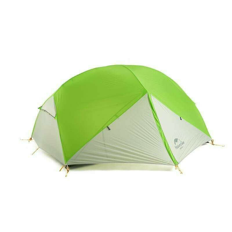 Палатка Naturehike Mongar NH17T007-M 20D, двухместная, зелено-белая, 6927595726051
