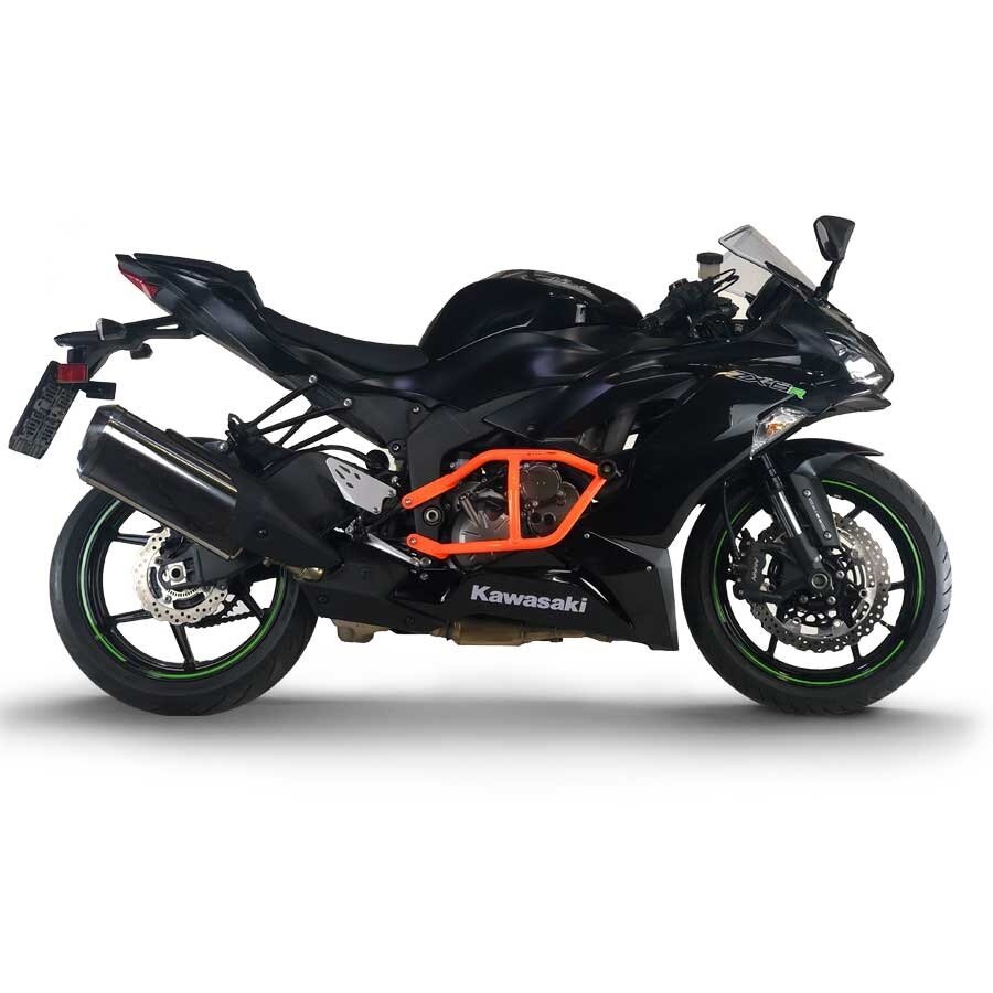 Дуги на мотоцикл KAWASAKI ZX-6R 636 13 -21 STREET, черный матовый цвет