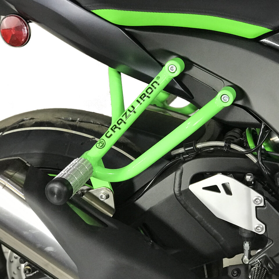 Сабкейдж KAWASAKI ZX-10R (2011+) CRAZY IRON, чёрный матовый цвет