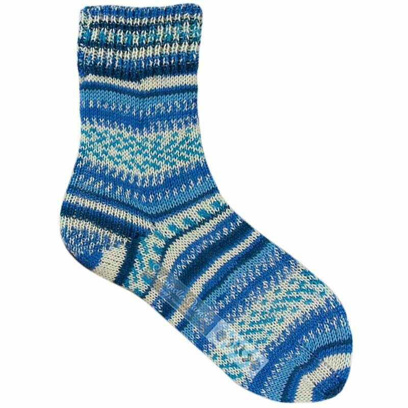 Носочная пряжа Austermann Fortissima Ahoi 4-fach (555 Bremerhaven) 1 моток