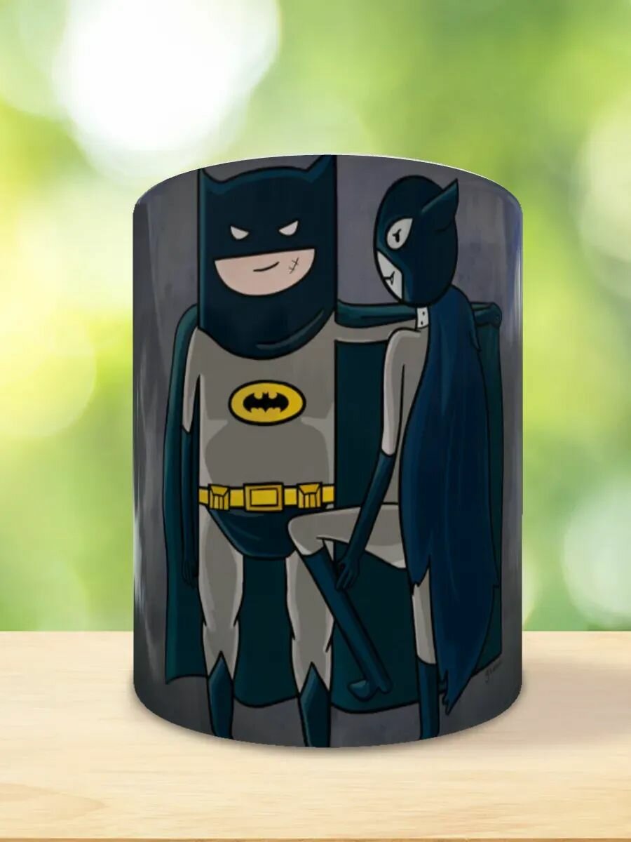Кружка Бэтмен и Женщина-кошка