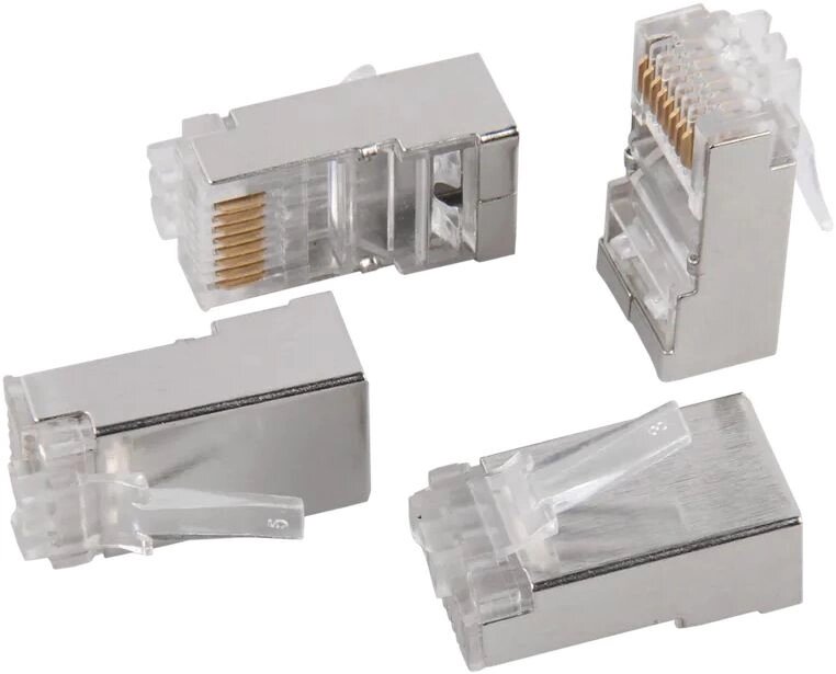 CS3-1C5EF / Коннектор ITK (CS3-1C5EF) FTP кат.5E RJ45 прозрачный