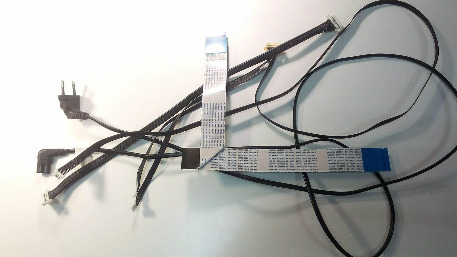 LVDS BN96-31530J Rev. 00 Wenxin E230343 AWM 20706 105C 60V VW-1 + Комплект шлейфов + Кабель питания 2 pin 3903-000849 для Ue48H6230Ak Ts01 2 Lcd Телевизор Samsung Шлейф арт. 10643