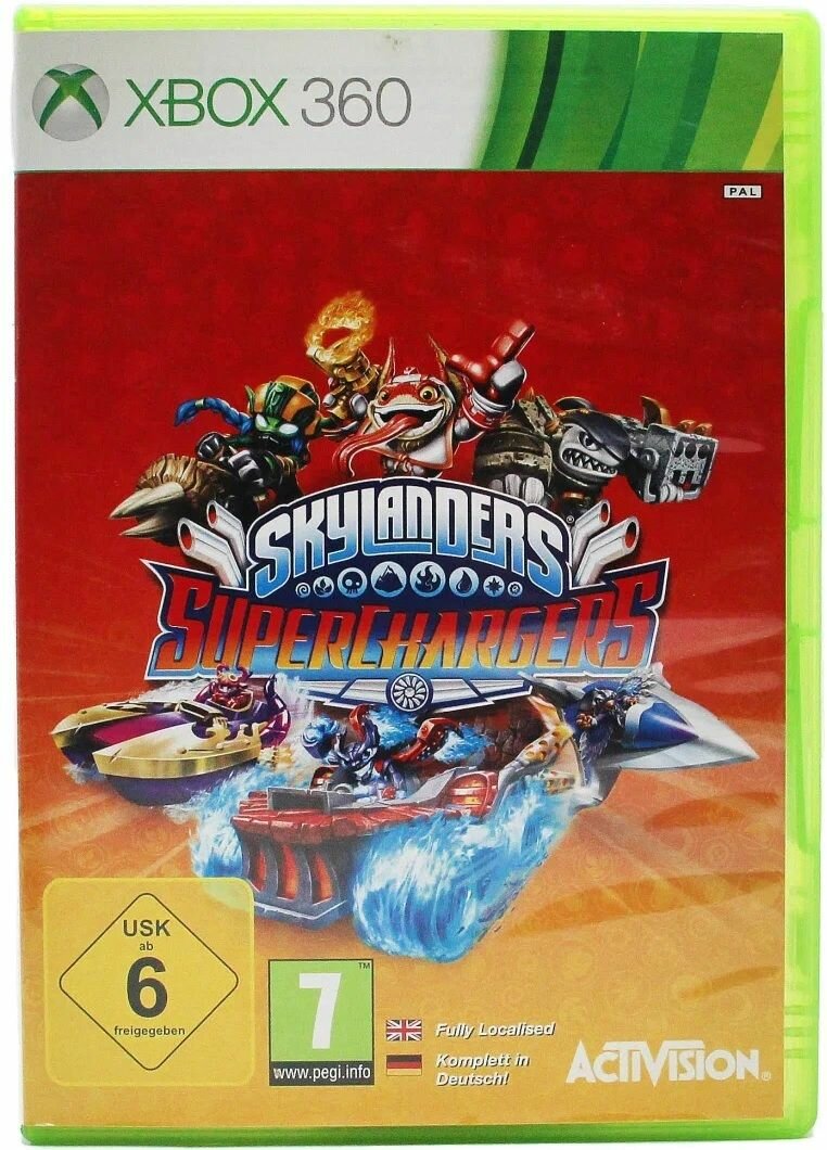 Skylanders Superchargers (Только диск) Английский язык Видеоигра на диске Xbox 360. Товар уцененный