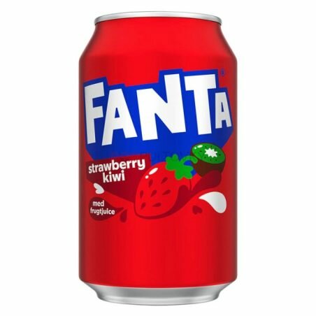 Напиток FANTA STRAWBERRY-KIWI (Германия) Клубника-Киви сильногазированный 0,33л