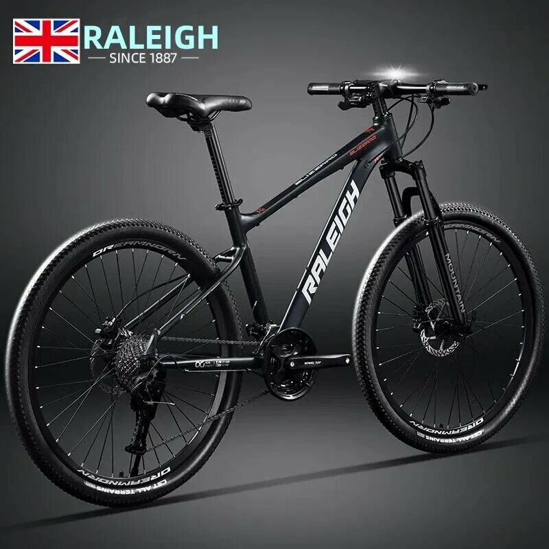 RALEIGH Велосипед Горный, Туристический, RALEIGH； Серия Blizzard; 24 скорости; рама из алюминиевого сплава; горный велосипед унисекс; 27.5 дюймов; подходит для роста 175-190 см；