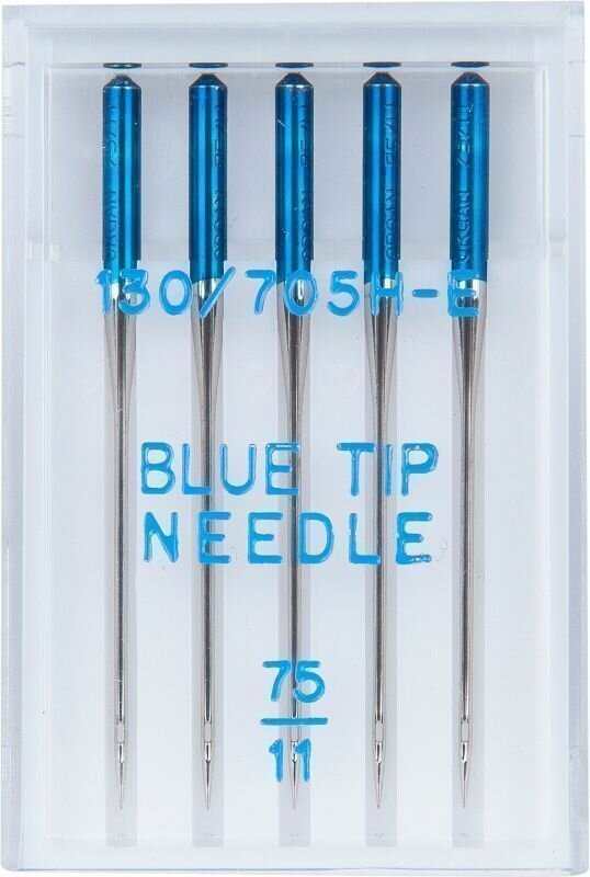 Иглы Organ голубые для тонких тканей №75 5шт. 130/705H