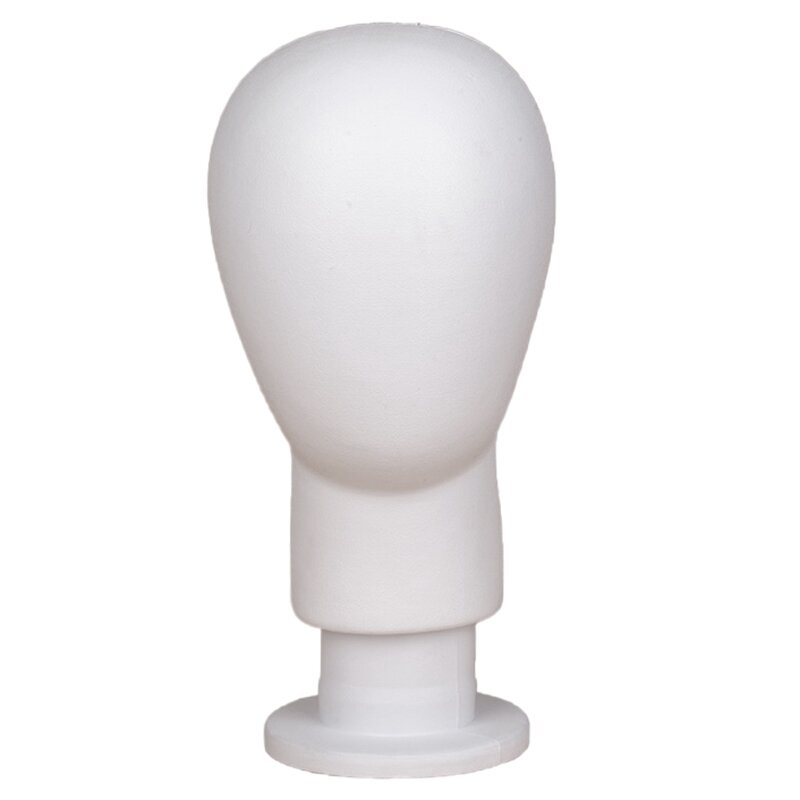 Белый блок головы из полиуретана пенопластовая голова манекена парики шляпы волосы очки дисплейная модель стенд белый для париков витрина предметы голова