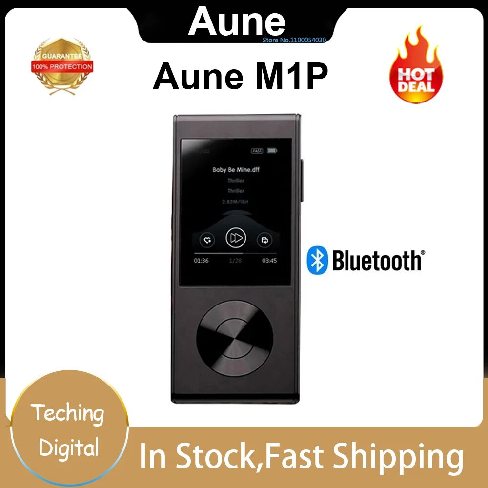 AUNE M1P HIFI MP3-плеер Bluetooth Version