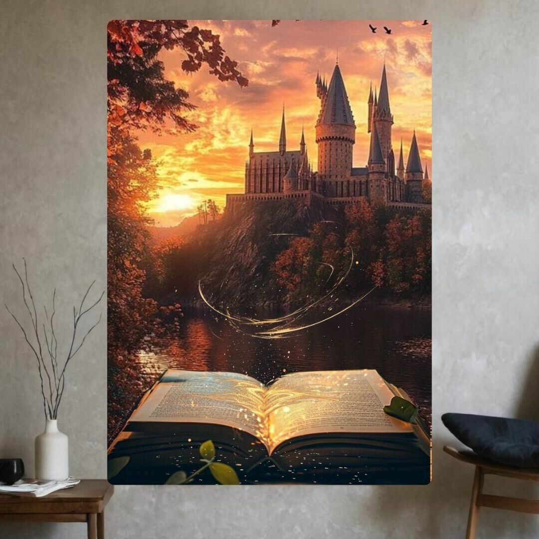 Картина на металле (Гарри Поттер) Хогвартс, 20*30см