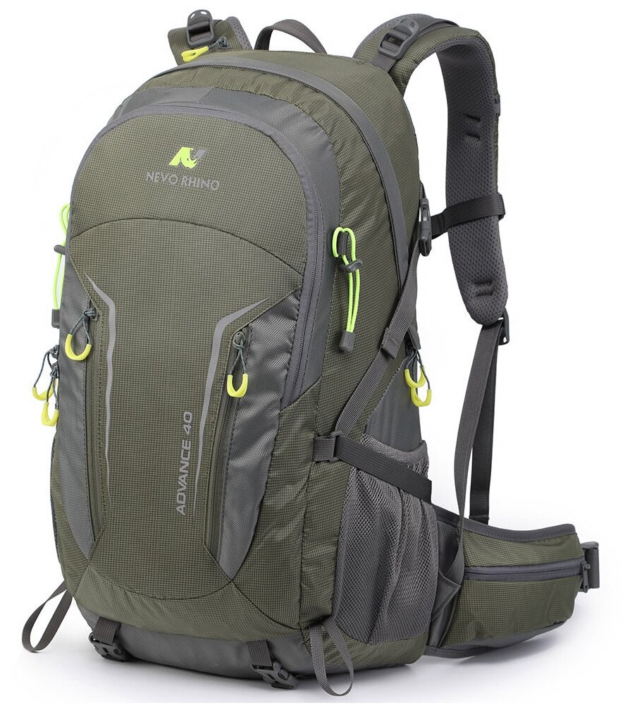 Рюкзак туристический Nevo Rhino 9033-NW 40 л Army，Функциональный рюкзак для походов выходного дня или поездок.