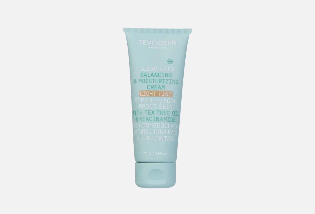 Увлажняющий крем с тонирующим эффектом SEVEN7EEN Clear Skin, тон Light, 75 мл